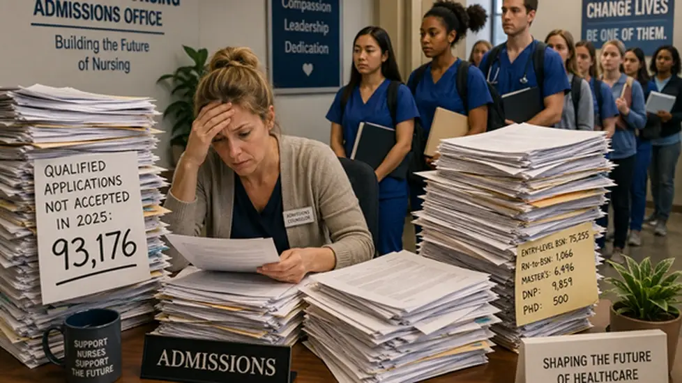 Record 93,000 Nursing Applications Turned Away in 2025 — Despite Rising ...