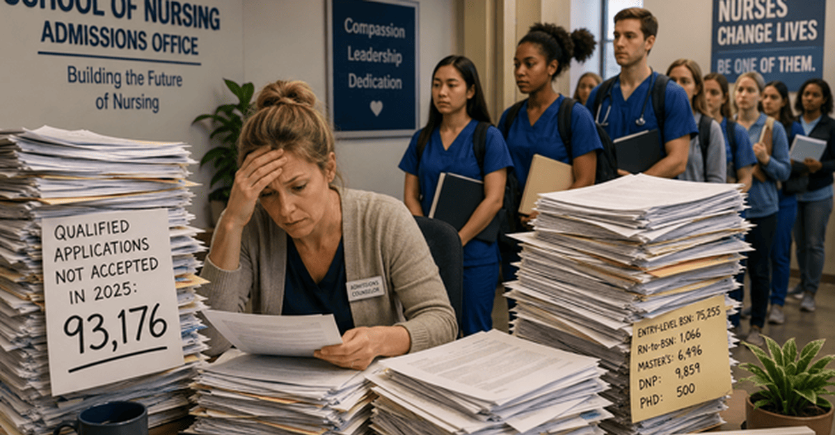 Record 93,000 Nursing Applications Turned Away in 2025 — Despite Rising ...